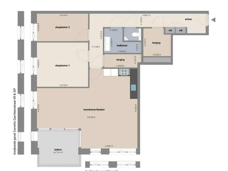 Cornelis Garritsenstraat, Ede - 3 kamer appartement in Ede