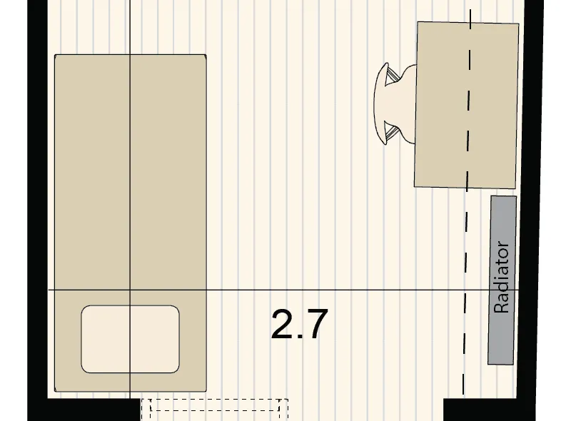 Molestien, København SV - 1 værelses lejlighed i København SV